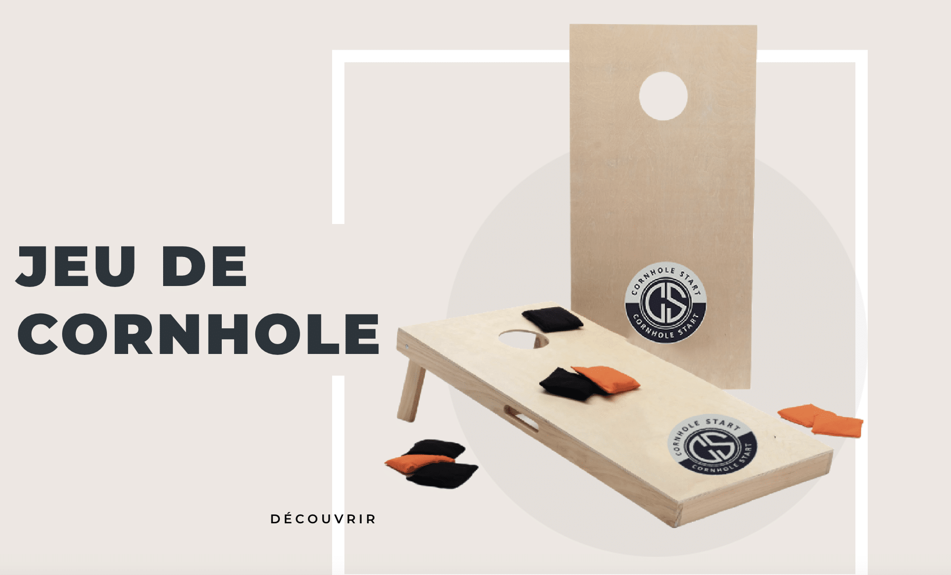Jeu et accessoires de Cornhole - CORNHOLE START
